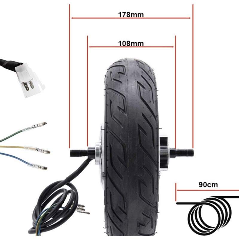 Install this motor with a maximum power of 1000w. model Motor 500 to ...