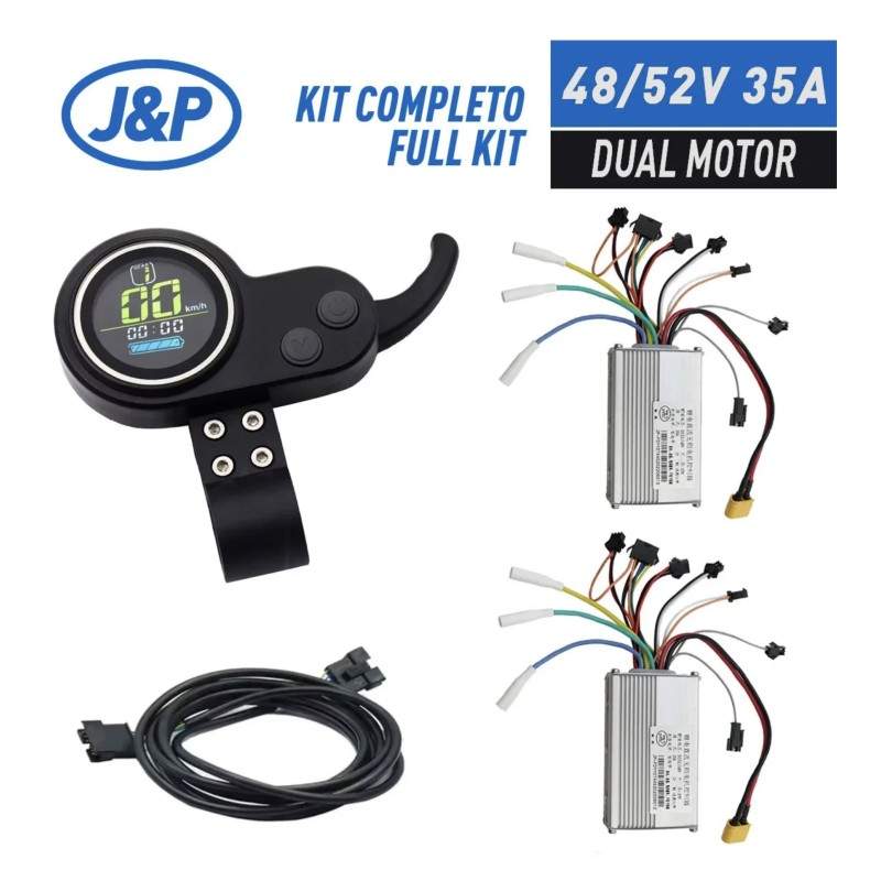 Kit of two controllers with screen and trigger for Dual motor ...